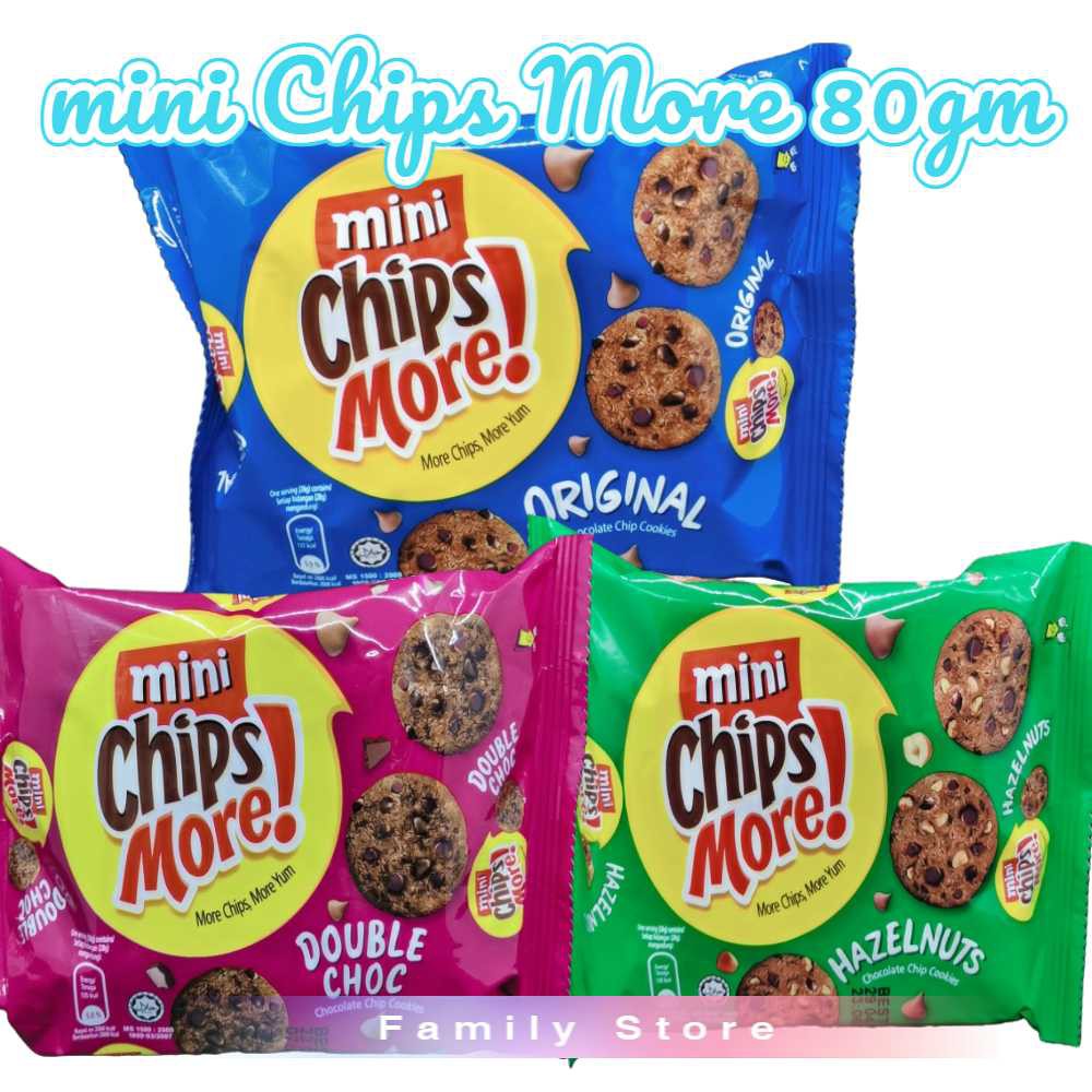 MINI CHIPS MORE (72G) original /double chocolate / hazelnut | Shopee ...
