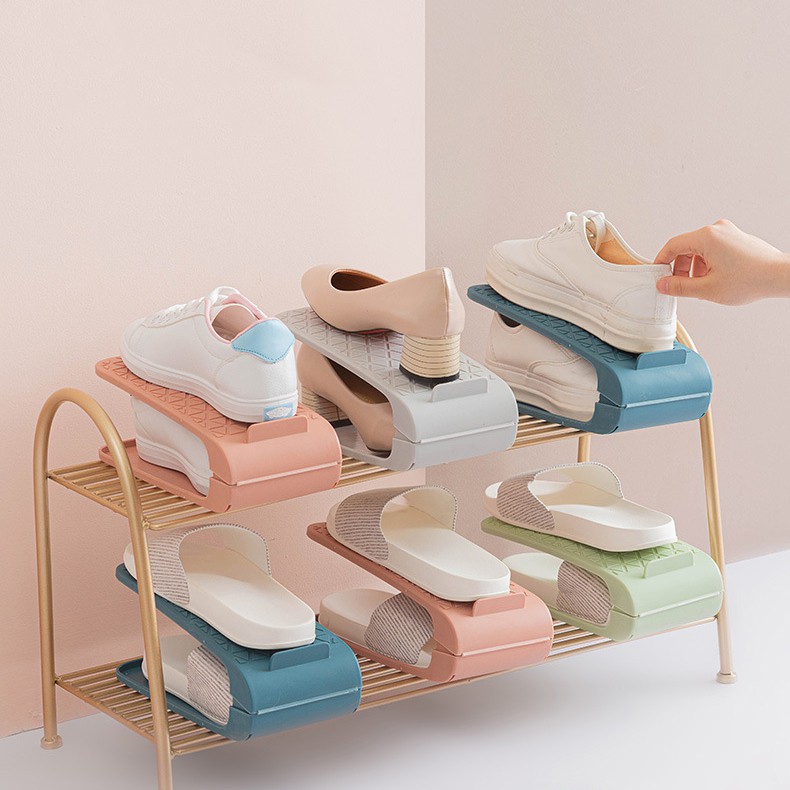 (VB) Slipper Rack Blue/ Pink/ Grey | Shopee Malaysia