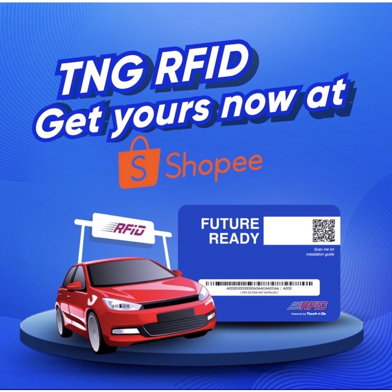 🔥Ship 24Hrs🇲🇾 RFID Touch n Go Self-Fitment (DIY) RFID Tag Sticker Smart ...