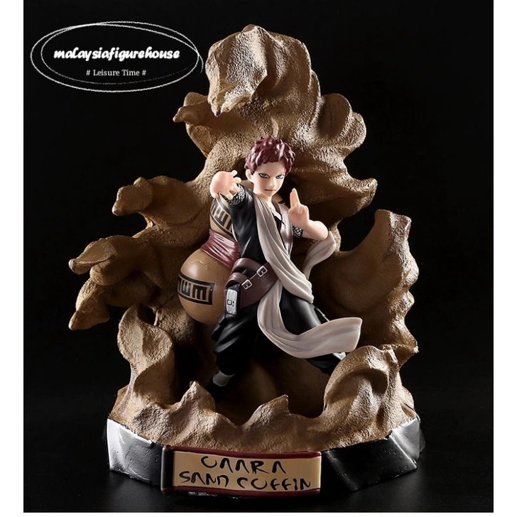 🔥BIG OFFER🔥23CM NARUTO SANDSTORM GAARA COPY RESIN GK ACTION FIGURE ...