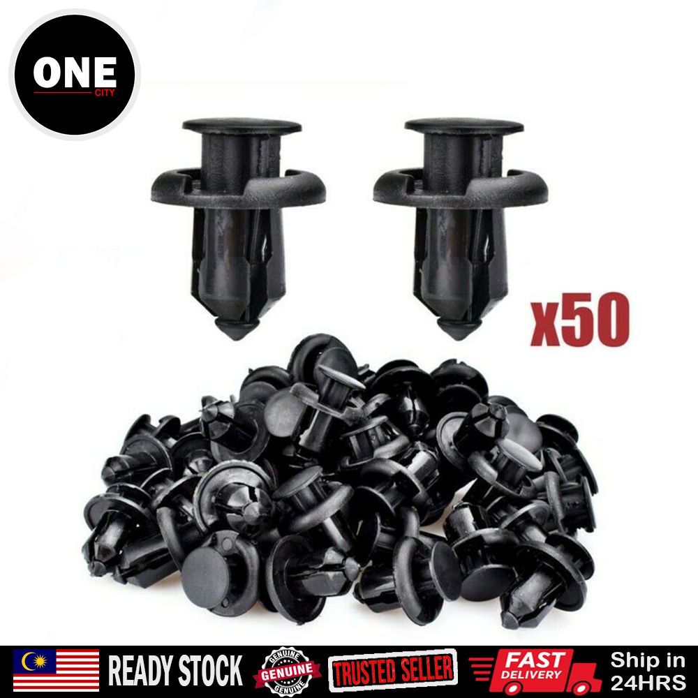 50 pcs front and rear bumper car clip car clip B02 baffle lampshade ...