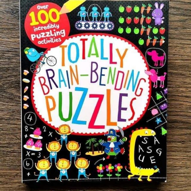 TOTALLY BRAIN BENDING PUZZLES. ACTIVITY BOOK (3 TO 4 DAYS OF DELIVERY ...