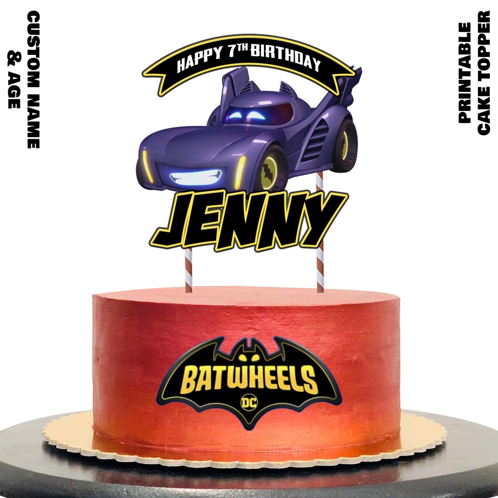 Batwheels CAKE TOPPER | Shopee Malaysia