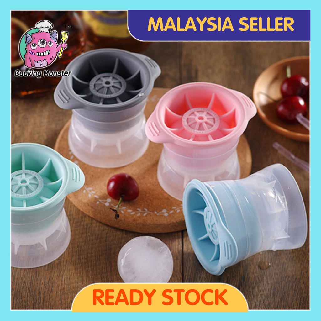 Silicone Ice Ball Mold Silicone Spherical Ice Cube Mould Creative Ice ...