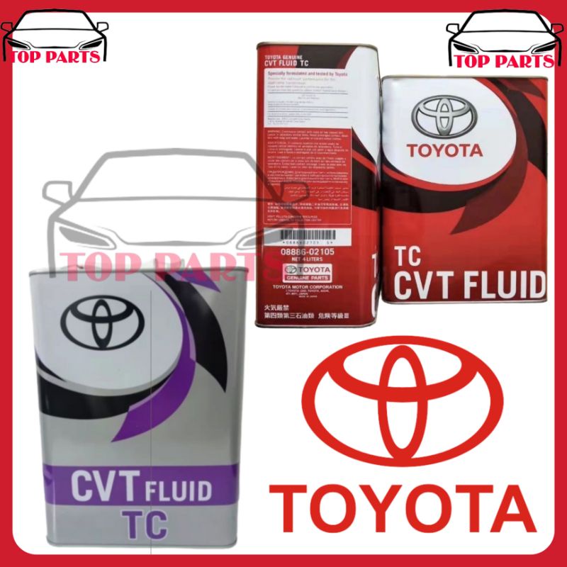 TOYOTA AUTOMATIC TRANSMISSION FLUID ATF CVT-TC CVT-FE 4LITER | Shopee ...