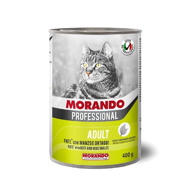 *Ready Stock* 01261 Morando (Pate – Beef & Vegetables) 400gm Cat Can ...