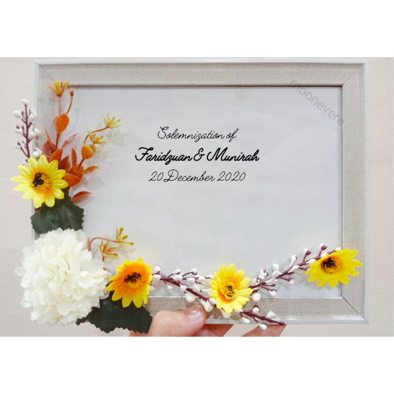 🔥READY STOCK🔥FRAME DUIT HANTARAN MURAH BAJET BUNGA CANTIK KAHWIN MAS ...