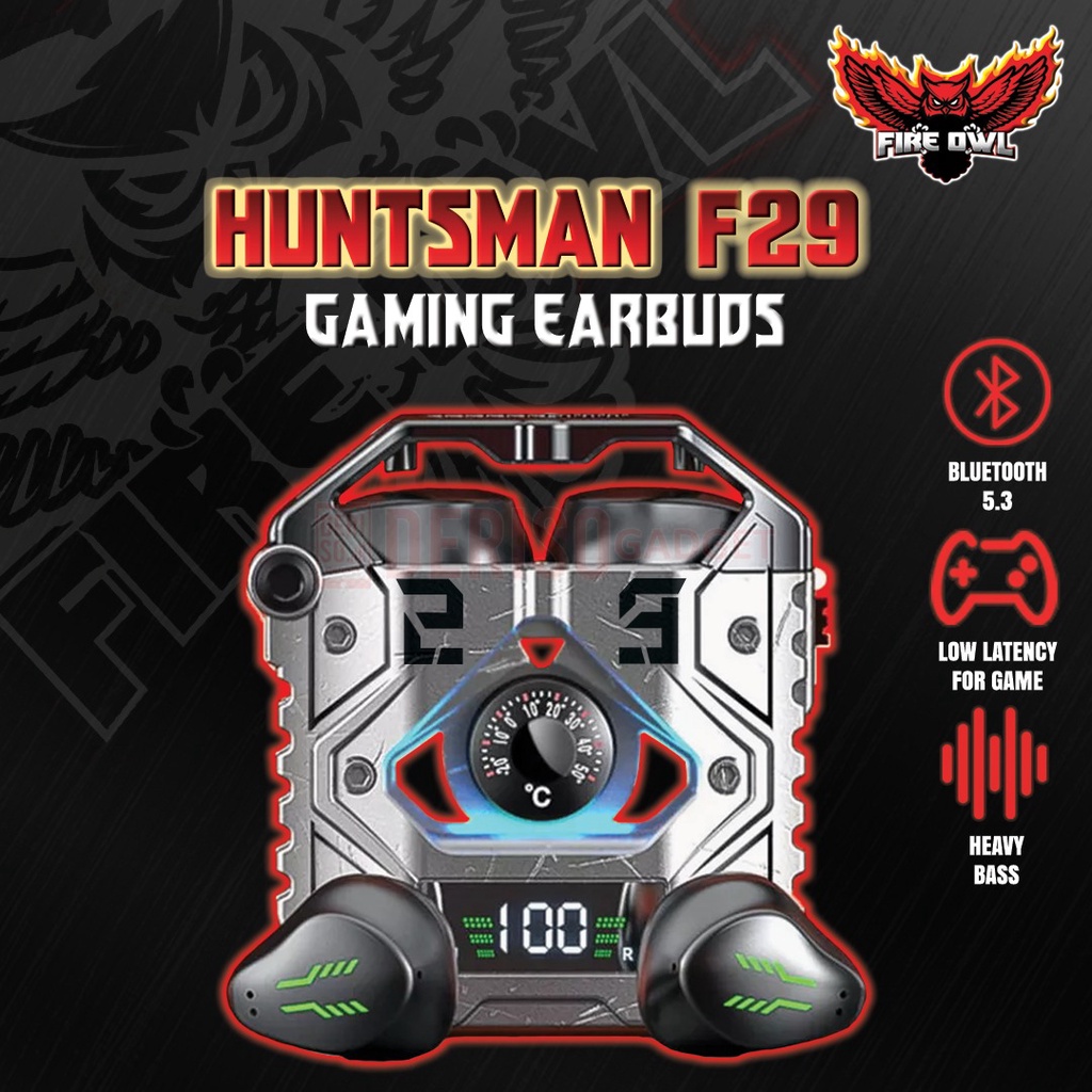 PRINCETON GADGET Fireowl F29 Huntsman Gaming Earbuds Built-in ...