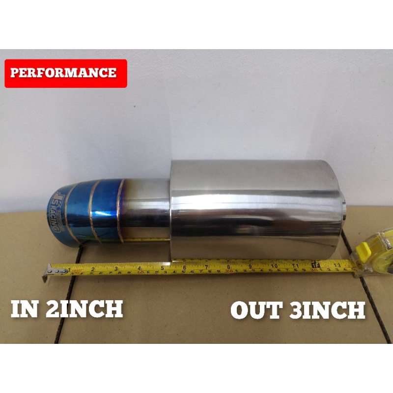 CAR EXHAUST PERFORMANCE EXZOS KERETA INLET 2INCH PERODUA, PROTON, HONDA ...