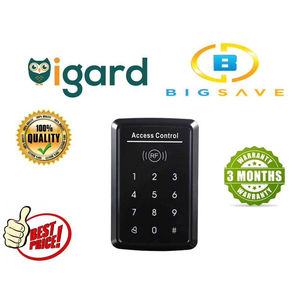 DA3000 / DA3000M STANDALONE DOOR ACCESS CONTROLLER TERMINAL | Shopee ...