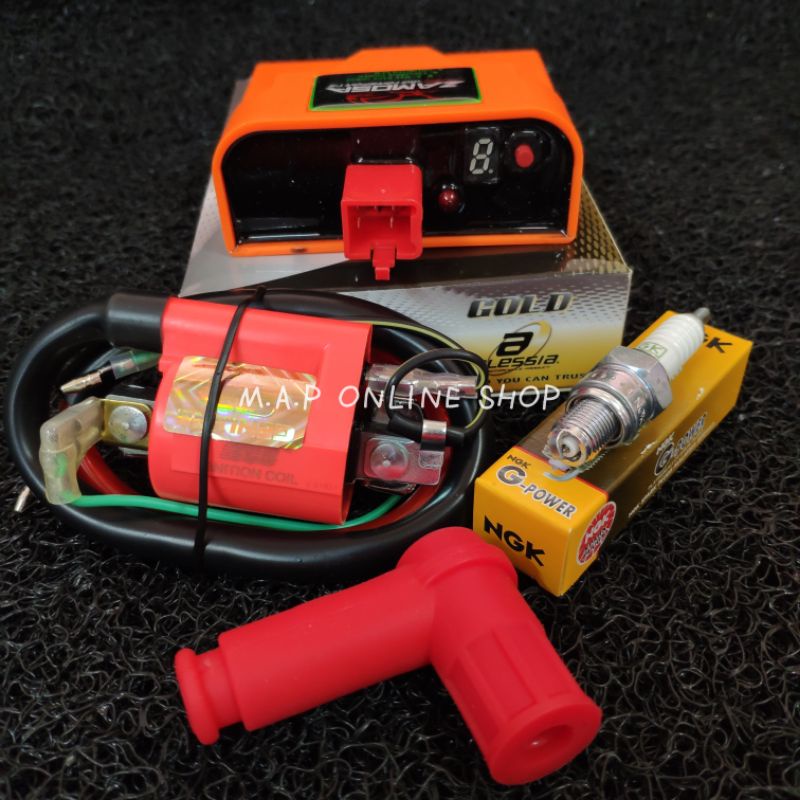 Ex5 Hipower Dream Kriss100 Cdi Racing 9 Mode + Plug Coil Racing + Plug ...