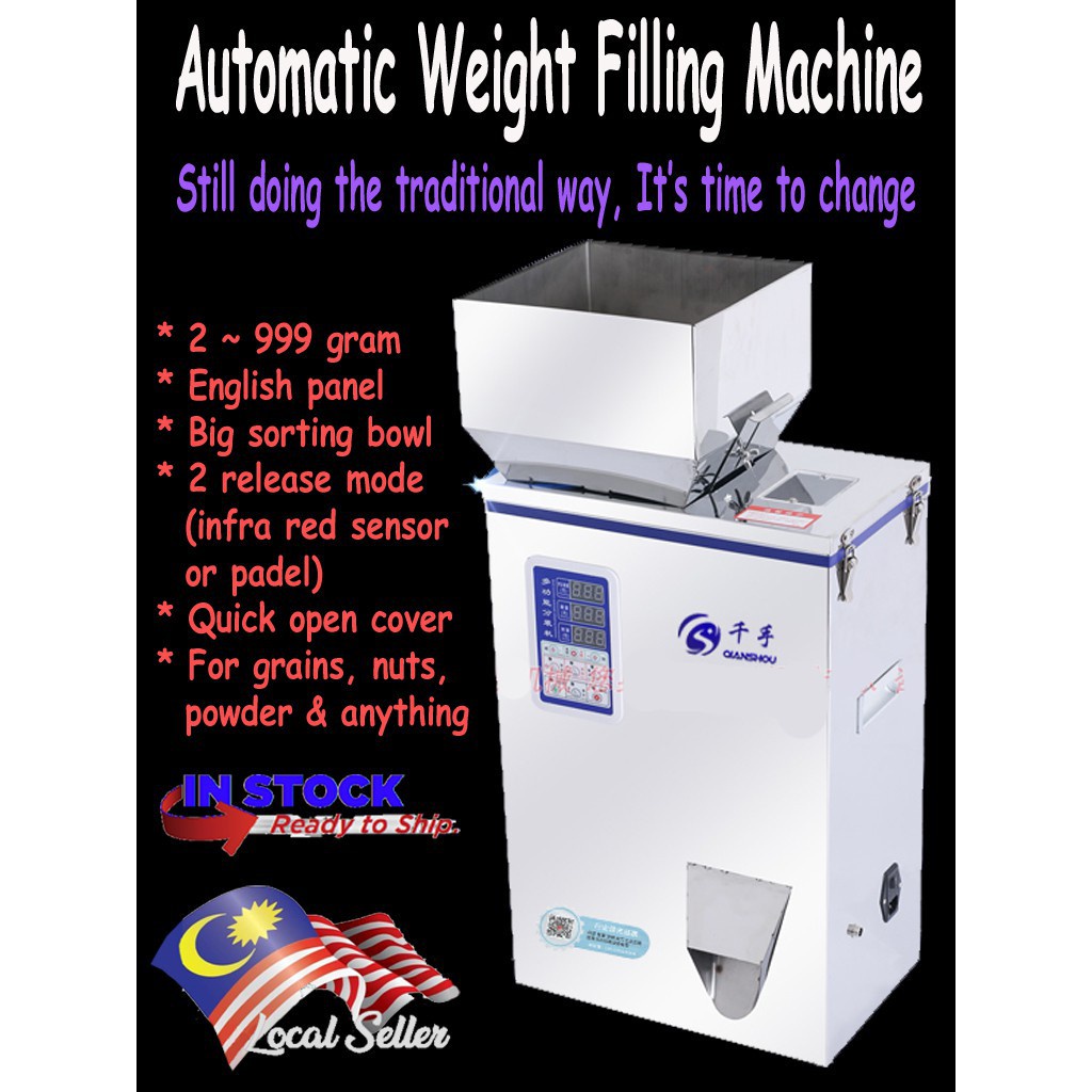 Automatic Weight Filling Machine/ Weight Quantitative/ Mesin Penimbang ...