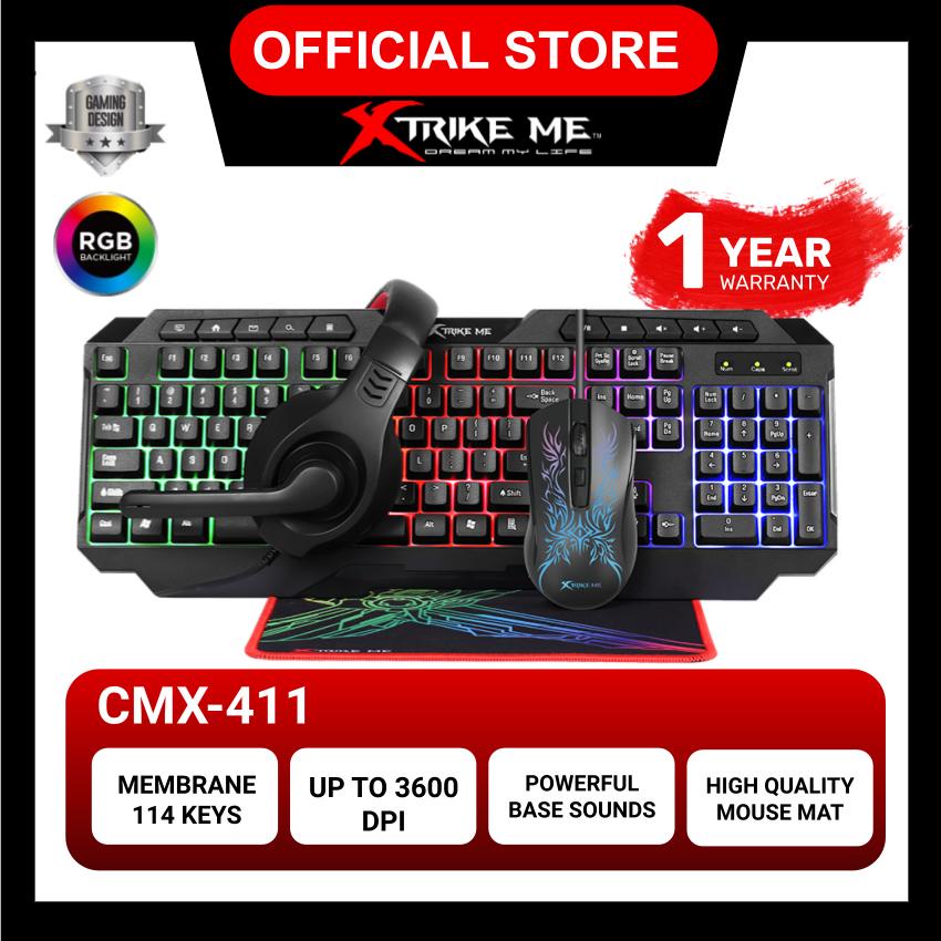 XTRIKE ME CMX-411 / CMX-410 / CMX-415 Gaming Keyboard Gaming Mouse ...