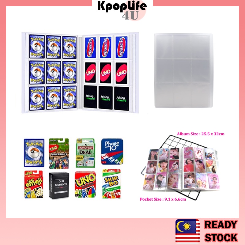 432 Cards Album kpop photocard Yugioh Digimon Vanguard MTG pokemon card ...