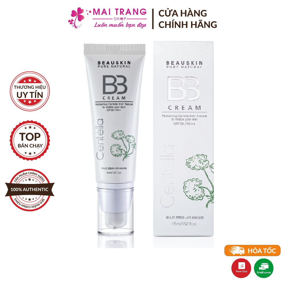 [ Genuine Product ] Beauskin Centella Cica BB Cream 45ml | Shopee Malaysia
