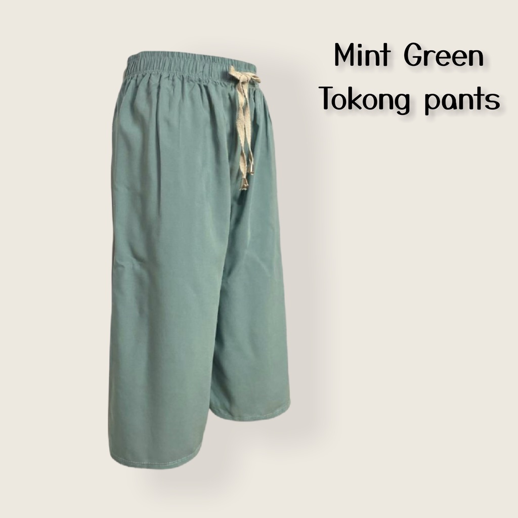Plain Tokong Pants Challis Fabric| Length 25"| Garterized Waist 26 to ...