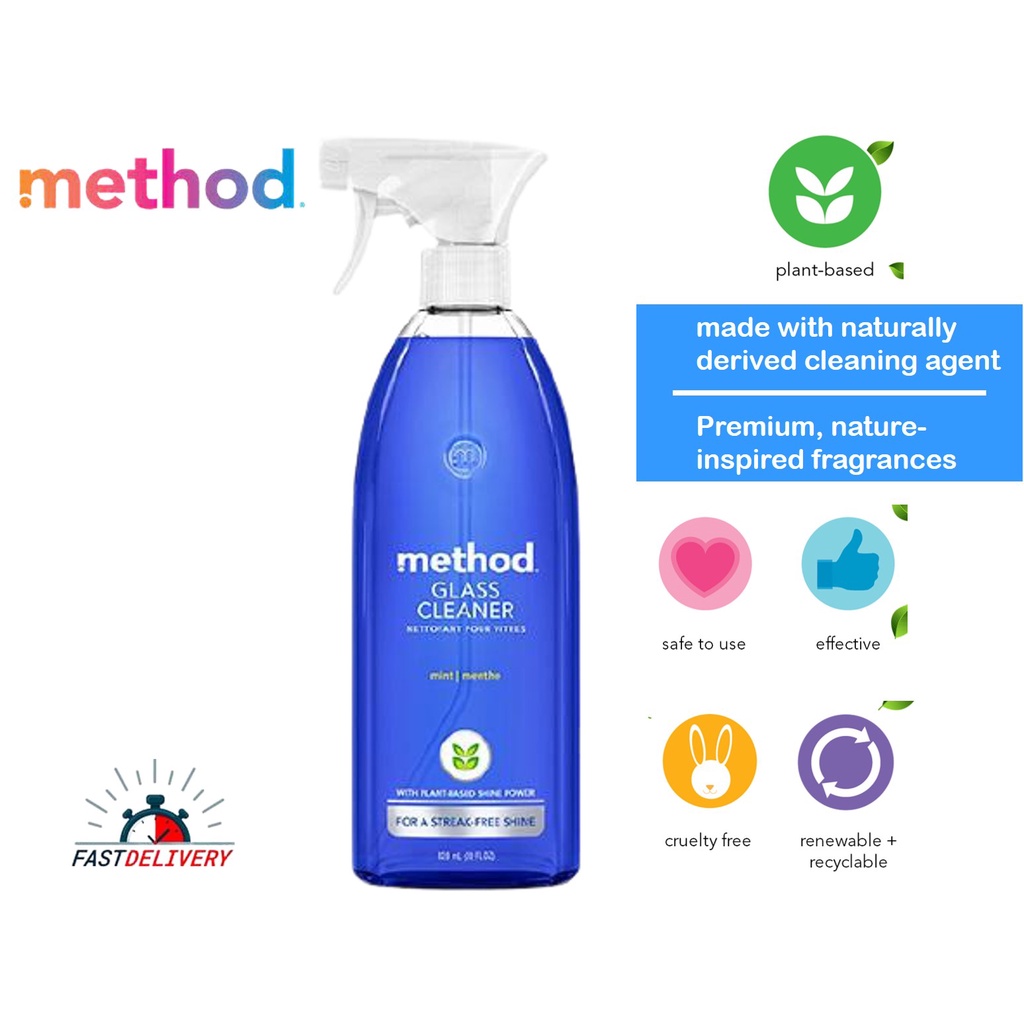 METHOD GLASS CLEANER 828 ML (PLANT BASED) | Shopee Malaysia