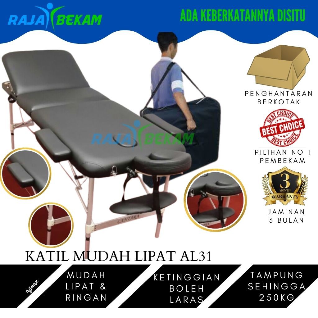 🔥Katil Bekam / Katil SPA / Katil Mudah Alih / Portable Massage Table 🔥🔥 ...