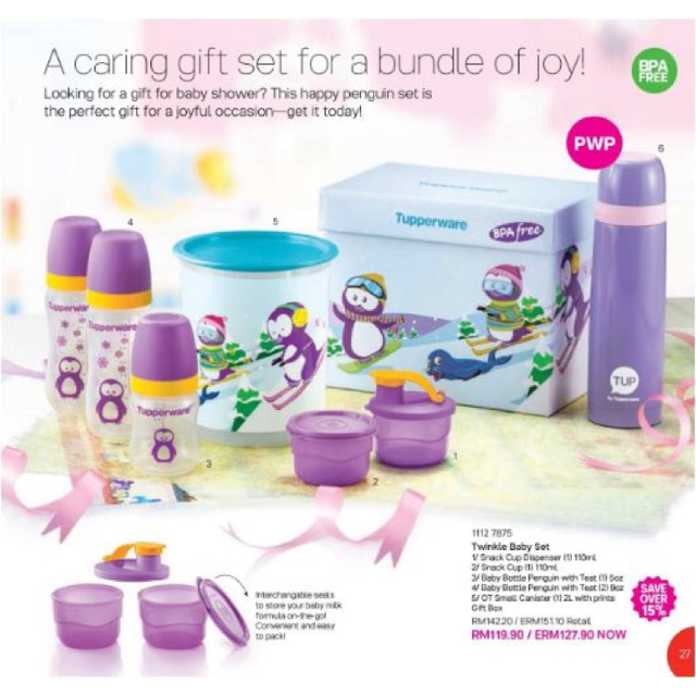 Tupperware Twinkle Baby Set | Shopee Malaysia