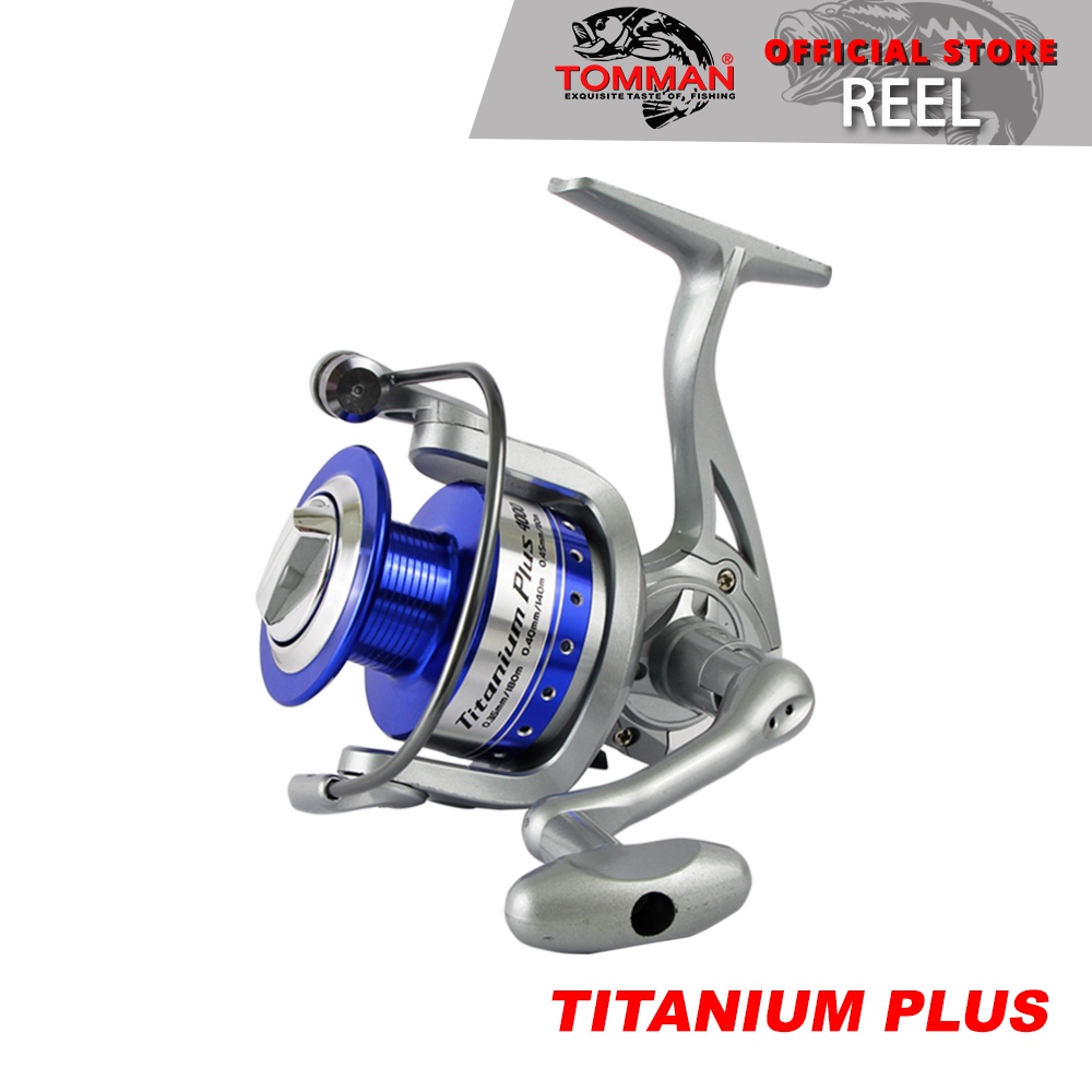 Tomman Titanium Plus [3BB] Spinning Fishing Reel Convertible Handle ...