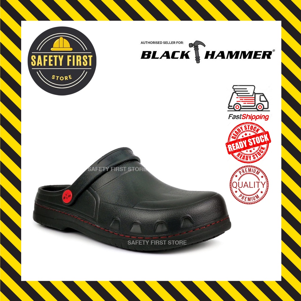 Black Hammer Black Safety Clogs (No Steel Toe) BHC-S101 | Shopee Malaysia