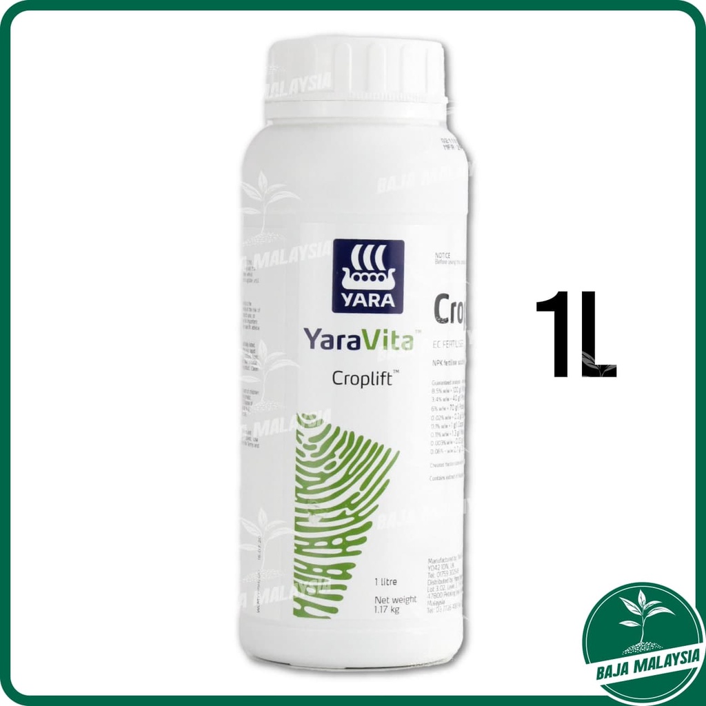YaraVita CROPLIFT Foliar Fertilizer Baja Foliar 1 Liter | Shopee Malaysia