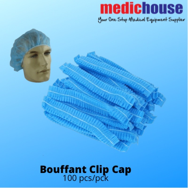 DISPOSABLE woven surgical cap, clip caps 100pcs | Shopee Malaysia