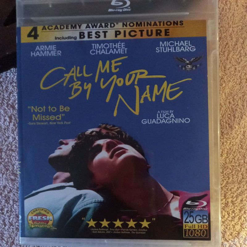Blu-ray DVD Disc Call Me By Your Name | Shopee Malaysia