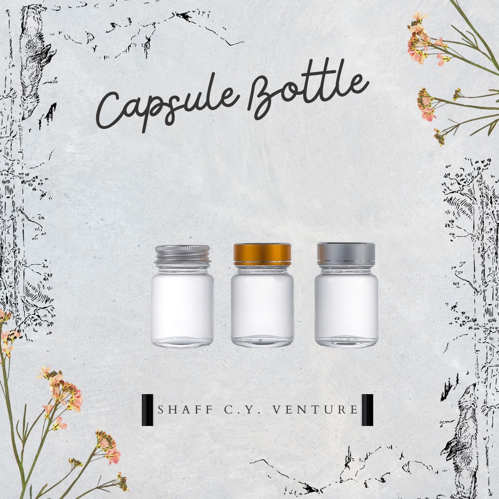 [Ready Made] Botol Ubat, Capsule Bottle, Supplement Bottle, Botol Ubat ...