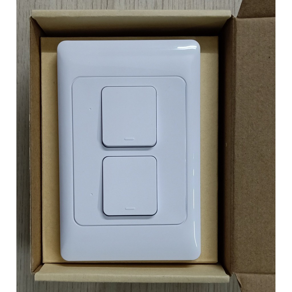 Smart Wifi mechanical switch with 2 remote control buttons via ...