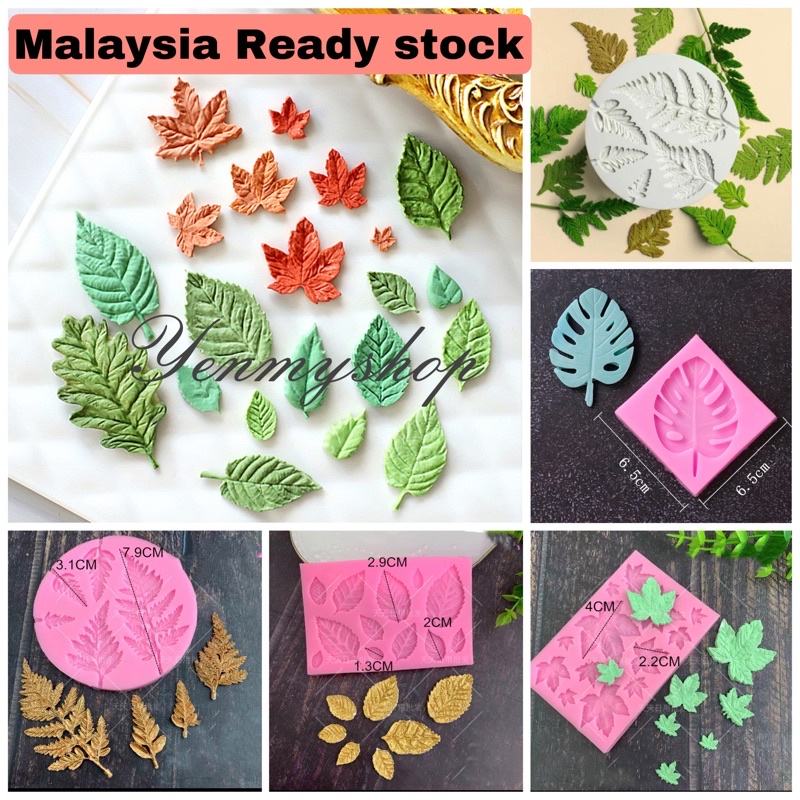[Ready Stock] Acuan Chocolate Silicone Mould Fondant Cake Mold 3D ...