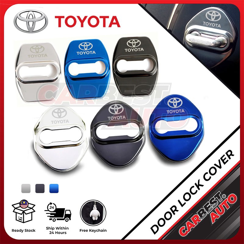 [4PC] TOYOTA Door Lock Cover Rustproof Protection Accessories VIOS ...