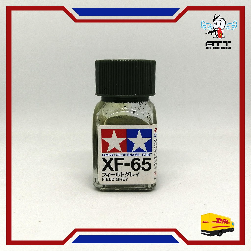 TAMIYA XF-65 FIELD GREY ENAMEL 10ML (Gunpla Gundam Paint ModelKit Resin ...