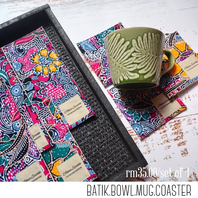 BATIK BOWL / MUG COASTER | Shopee Malaysia