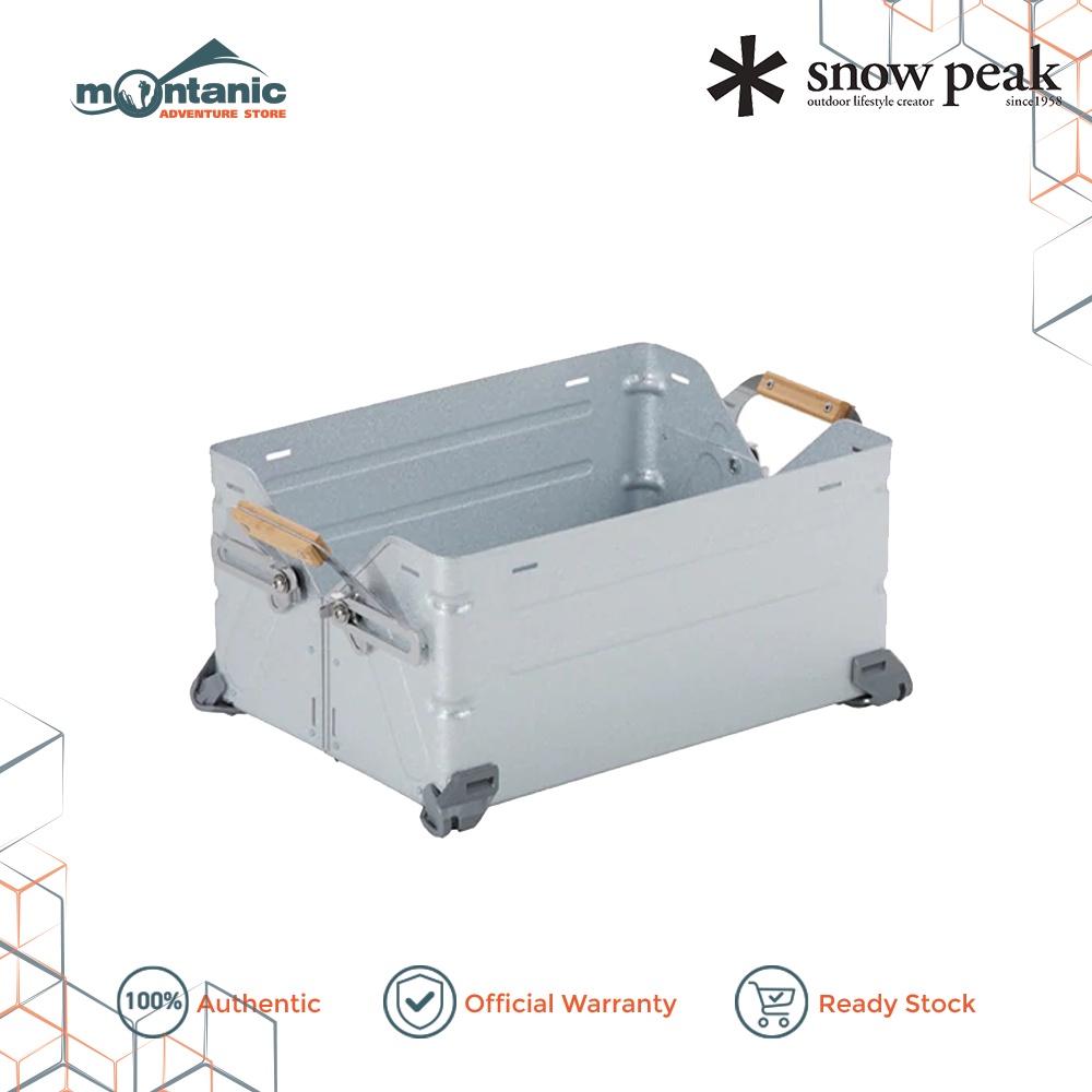 Snow Peak Stacking Shelf Container - Collapsible Rack Outdoor Camping ...