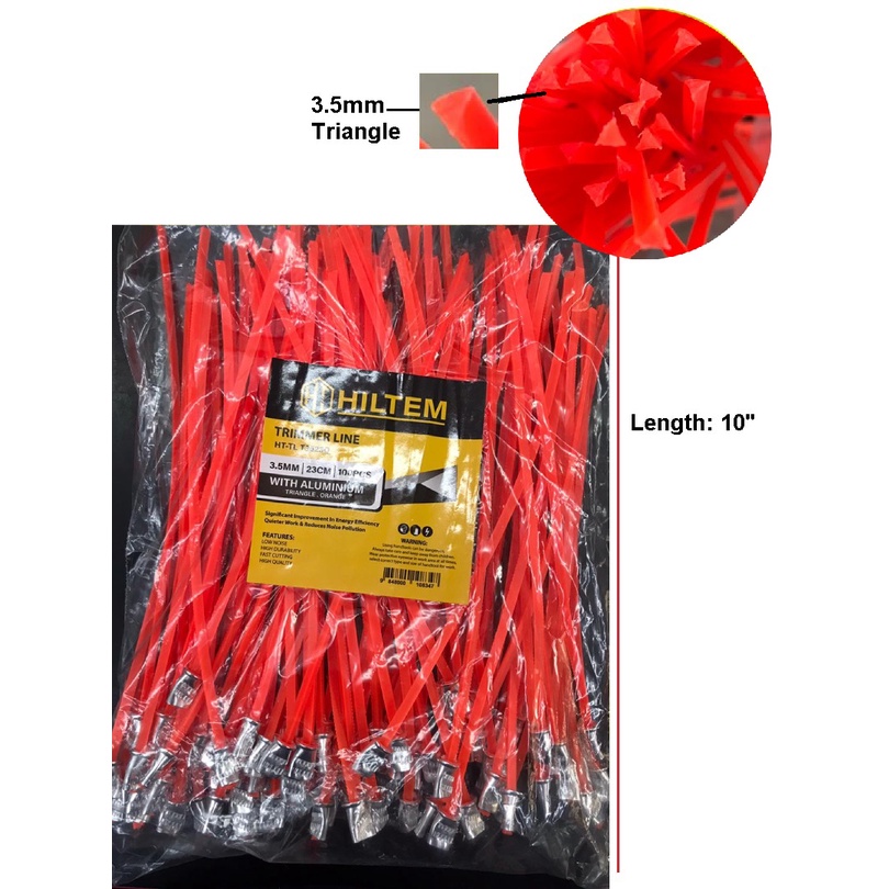 HILTEM HIGH QUALITY TRIMMER LINE W/ ALUMINIUM HEAD FOR GRASS CUTTER/ TALI MESIN RUMPUT (BUY ...