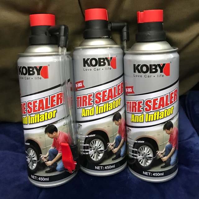 KOBY Tire Sealer and Inflator (1 botol) | Shopee Malaysia