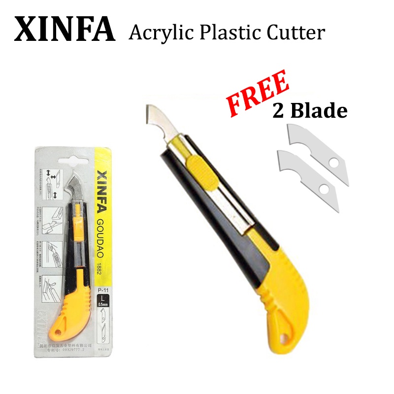 YY DiY XINFA Acrylic Plastic Cutter Scoring Knife Hook Knife Plexiglass ...