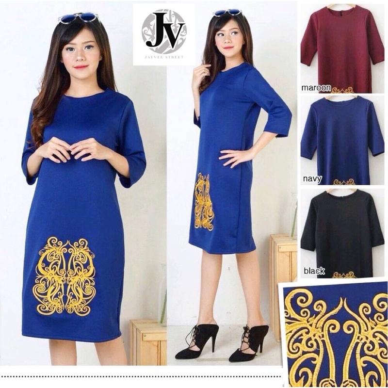 Borneo Dress Sulam (ready stock) | Shopee Malaysia