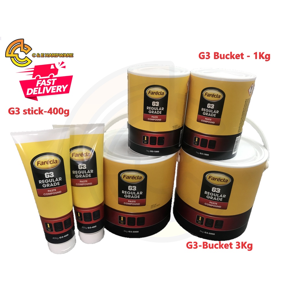 FARECLA G3 Regular Grade Paste Compound Car Wax Car Care Rubbing ...