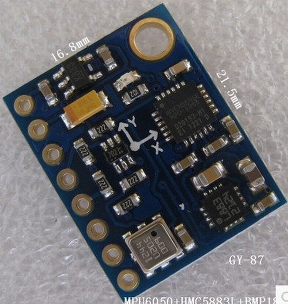GY-87 Nine-Axis Three-Axis Gyroscope Acceleration Magnetic Field ...