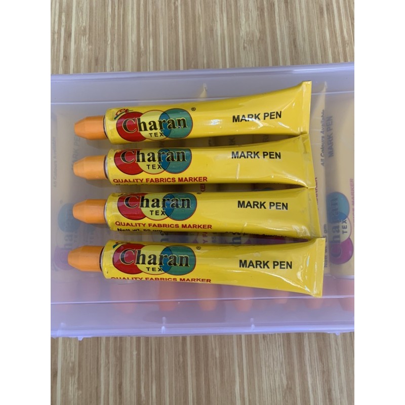 Markpen CHARAN TEX MARKER TEXTILE MARKER (YELLOW) | Shopee Malaysia