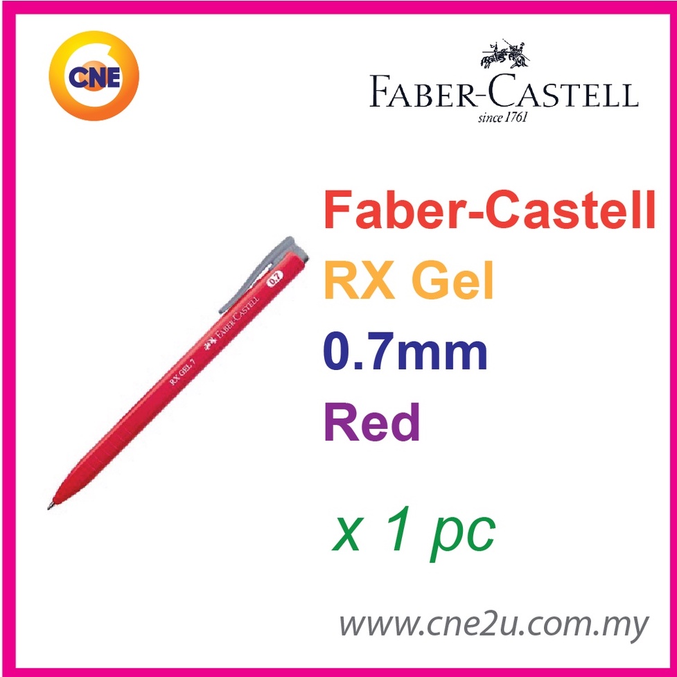 Faber Castell RX Gel Pen 0.5MM / 0.7MM | Shopee Malaysia