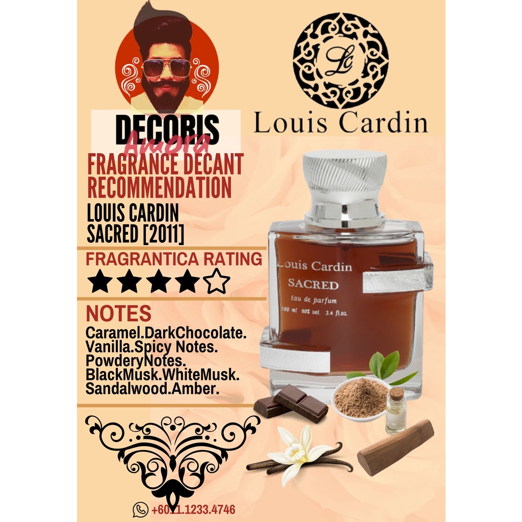 Louis Cardin Sacred - Perfume Decant | Shopee Malaysia