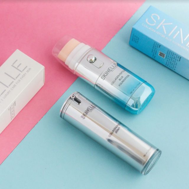 🦈VENDOR🦈💥COMBO SKINELLE SERUM + BLUE FOUNDATION💥🦈 | Shopee Malaysia