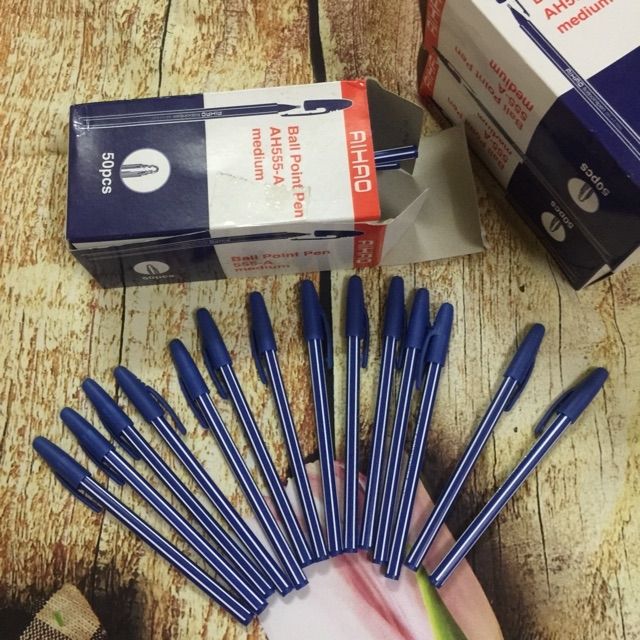50 RD555 striped ballpoint pens (1 box) | Shopee Malaysia