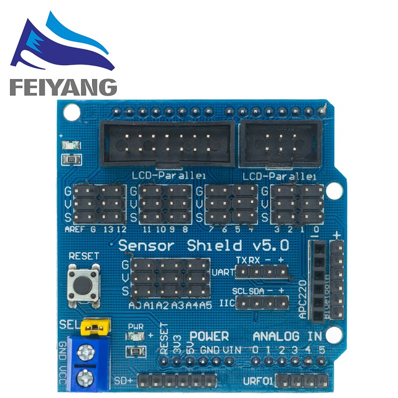 V5.0 Sensor Shield expansion board for arduino electronic building ...