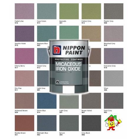 MIO • 1L • Nippon • Micaceous Iron Oxide • Low Gloss • Interior ...