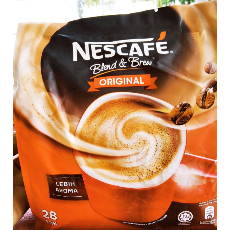 19×28s Nescafe Blend&Brew Original | Shopee Malaysia