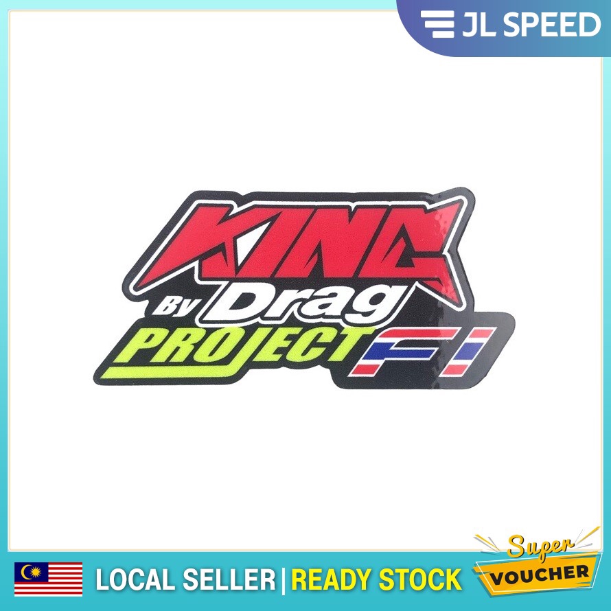 LOGO STICKER KINGDRAG KING DRAG PROJECT | Shopee Malaysia